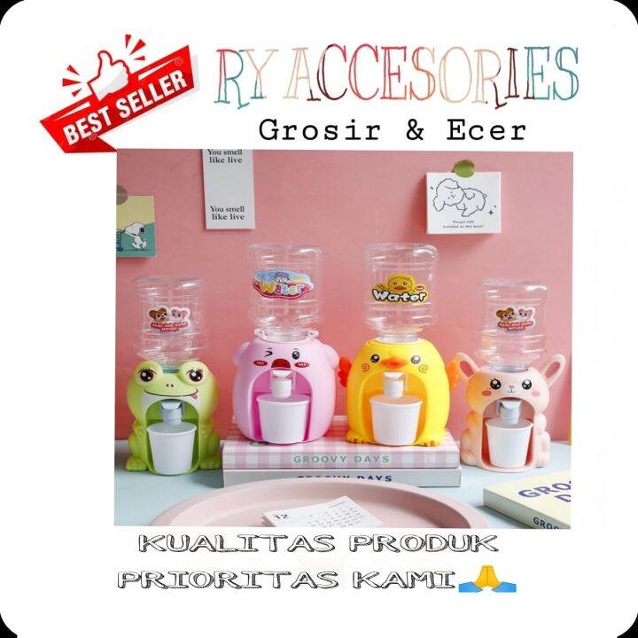 RY - Dispenser Air Galon Mini Anak Karakter Lucu / Dispenser Minu Galon ...