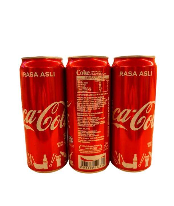 Minuman Coca Cola Rasa Asli Soft Drink Canned 320ml可口可乐 | Lazada