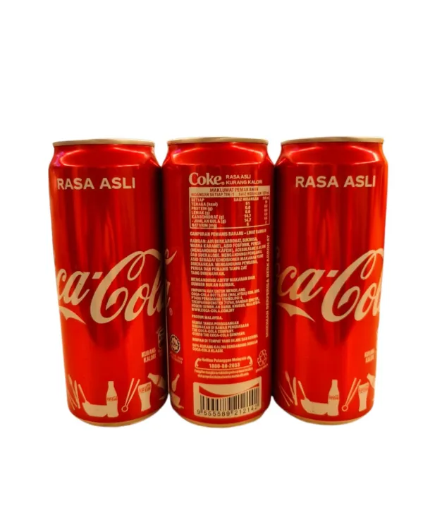 Minuman Coca Cola Rasa Asli Soft Drink Canned 320ml可口可乐 | Lazada