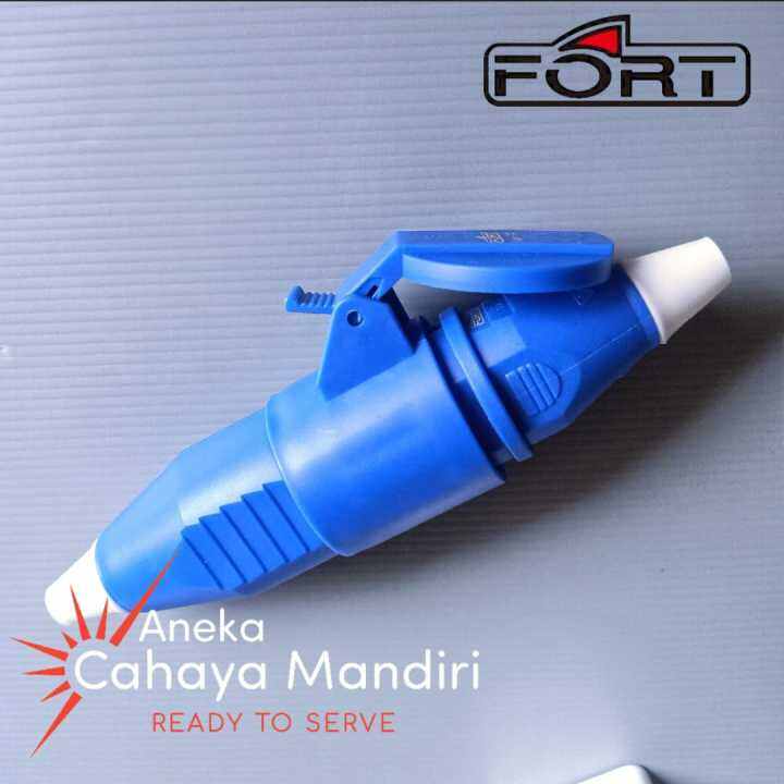 industrial plug 012+ mobile socket 212 IP44 16a 2pin 250v FORT | Lazada Indonesia