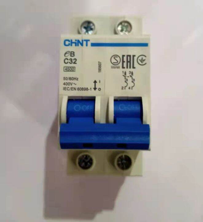 chint elctric 4.5ka. 400vac.2 mondules c16.c20.c32.c40.c63 | Lazada PH