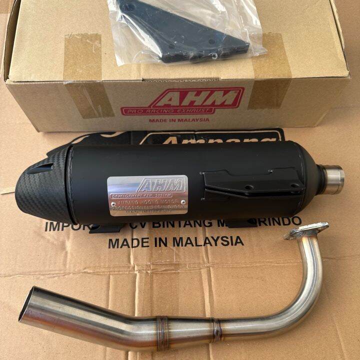 KNALPOT AHM PRO RACING EXHAUST YAMAHA AEROX 155 NVX - LEXI - MADE IN ...
