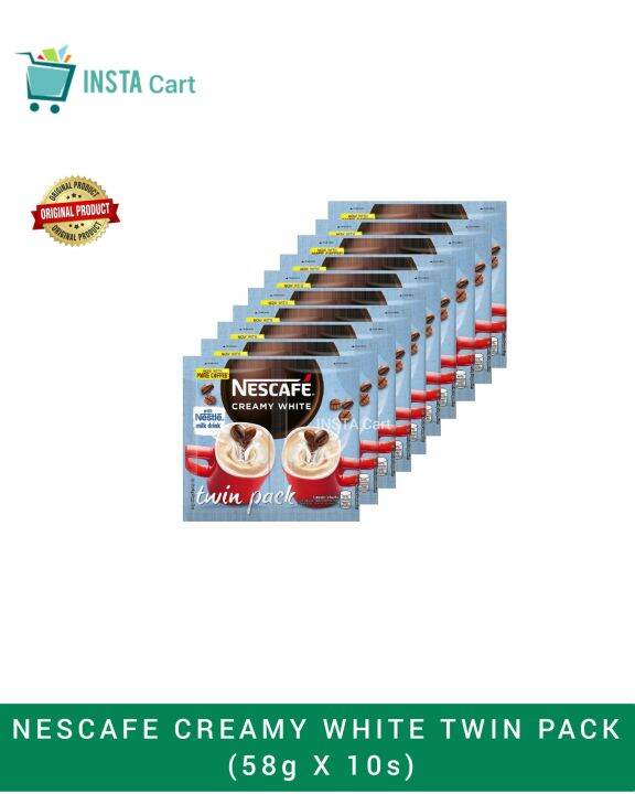 Nescafe Creamy White Twin Pack (58g X 10s) SACHET | Lazada PH