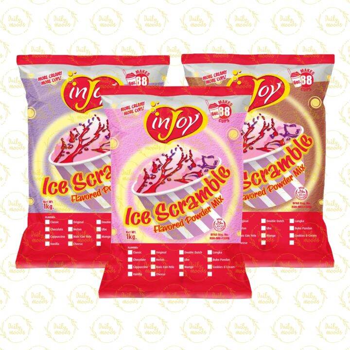 Injoy Ice Scramble Powder 1kg Best deal for summer and Business | Lazada PH