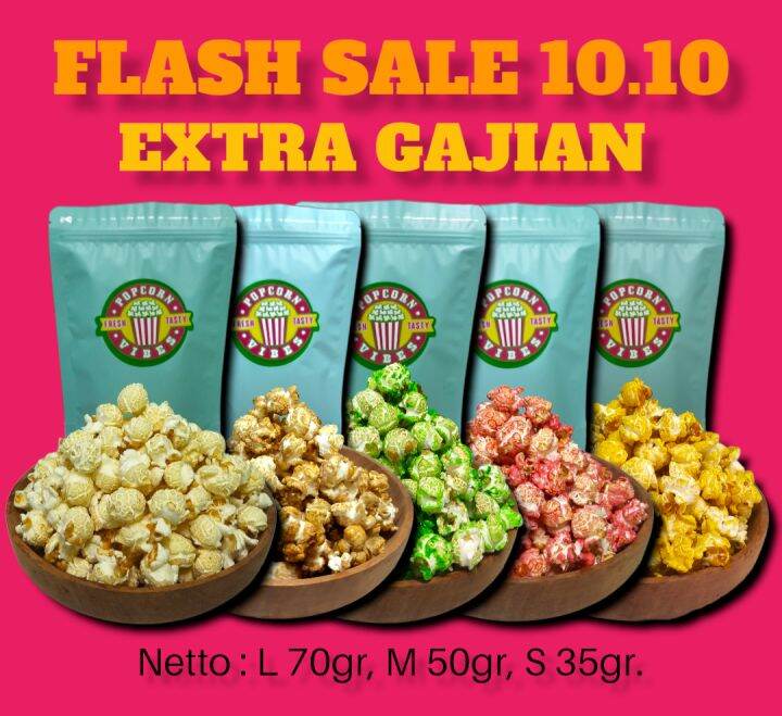POPCORN MUSHROOM VIBES, FESH & DELICIOUS || VARIAN RASA, KEMASAN LEBIH ...