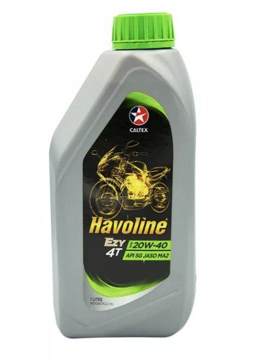 Motorcycle Authentic Caltex Havoline EZY 4T Sae 20W-40 1 Liter | Lazada PH