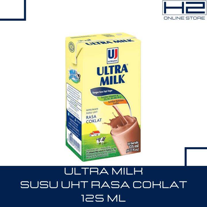 Ultra Milk Susu UHT Rasa Coklat 125 ml | Lazada Indonesia