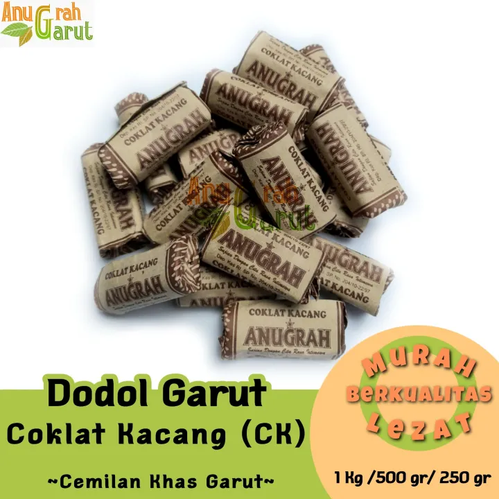 Dodol Garut Dodol Anugrah 1kg 500gram Rasa Coklat Kacang Oleh Oleh ...