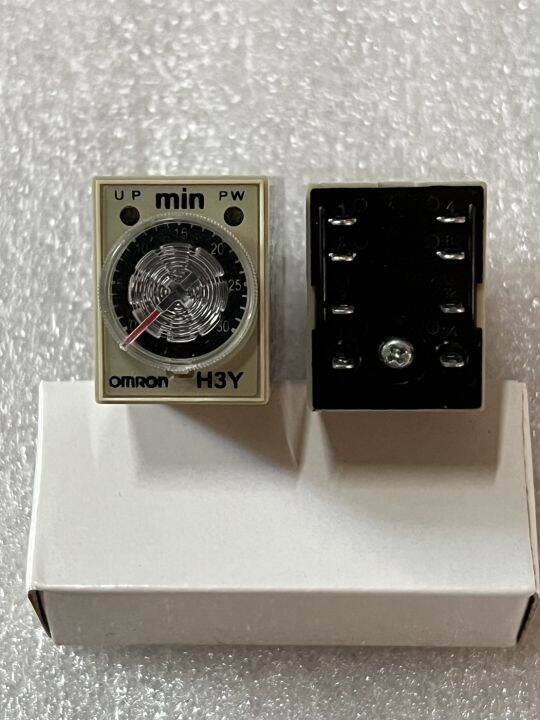 H3y 2 Omron Dc24v Delay Timer Time Relay 0 30min With Base Th