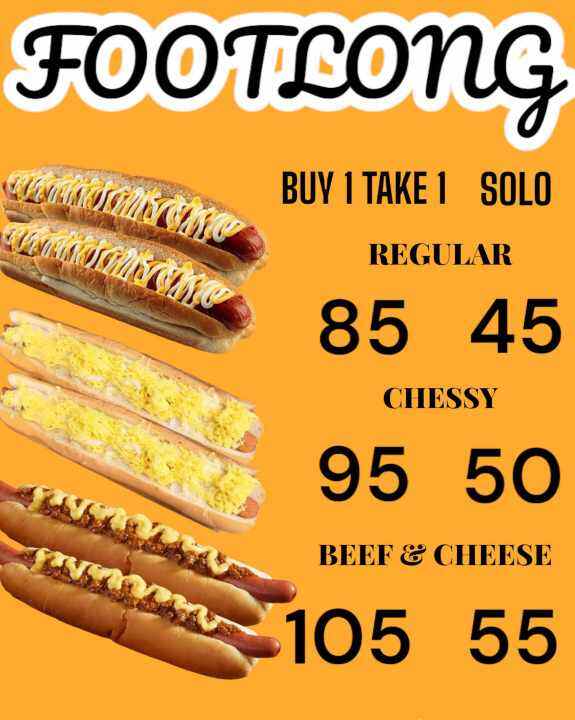 Signages Footlong Laminated A4 Size makapal 250mic glossy,matibay, waterproof | Lazada PH