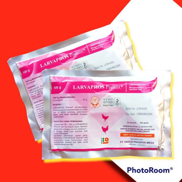 Obat Pengendali Larva Lalat di kandang Hewan Ternak LARVAPROS PREMIX ...