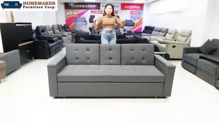 Homemaker Furniture Olympia 3-Seater Sofabed | Lazada PH