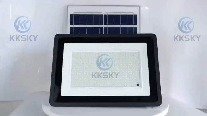 KKSKY ไฟโซล่าเซลล์ 800w 600w 400w 200w Solar Light LED Solar Cell ...