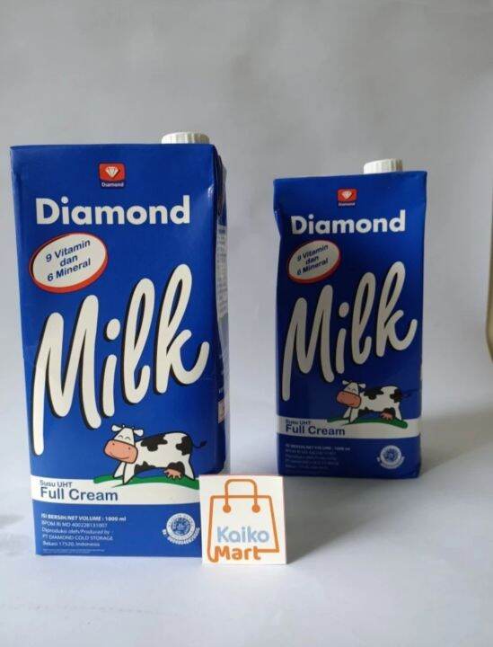 Diamond Susu UHT Full Cream Plain 1lt | Lazada Indonesia