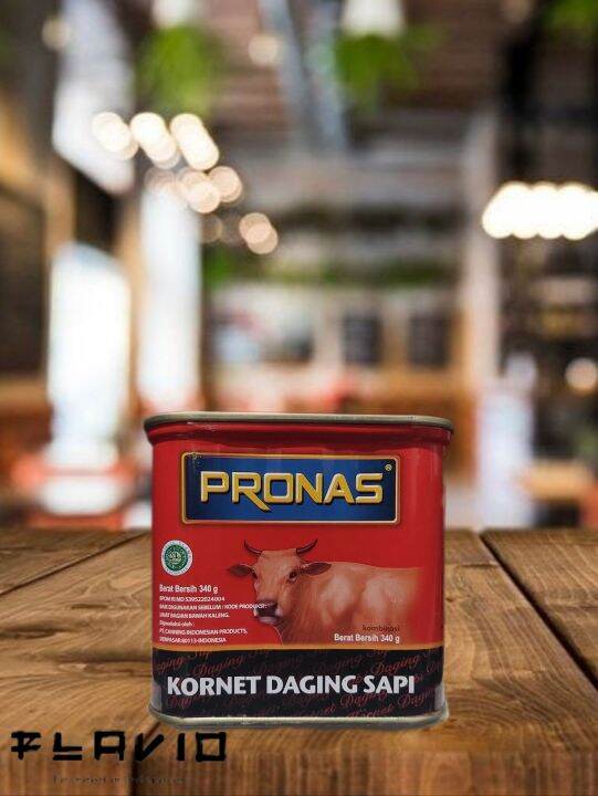 Kornet Sapi Pronas Kaleng Kemasan 340gr Original Halal | Lazada Indonesia