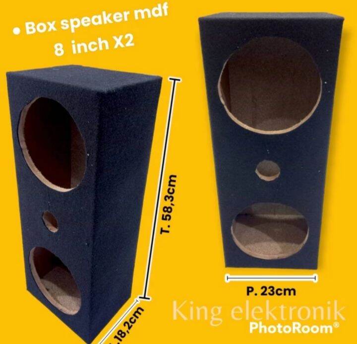 BOX SPEAKER 8 INCH DOUBLE MDF (harga satuan) | Lazada Indonesia