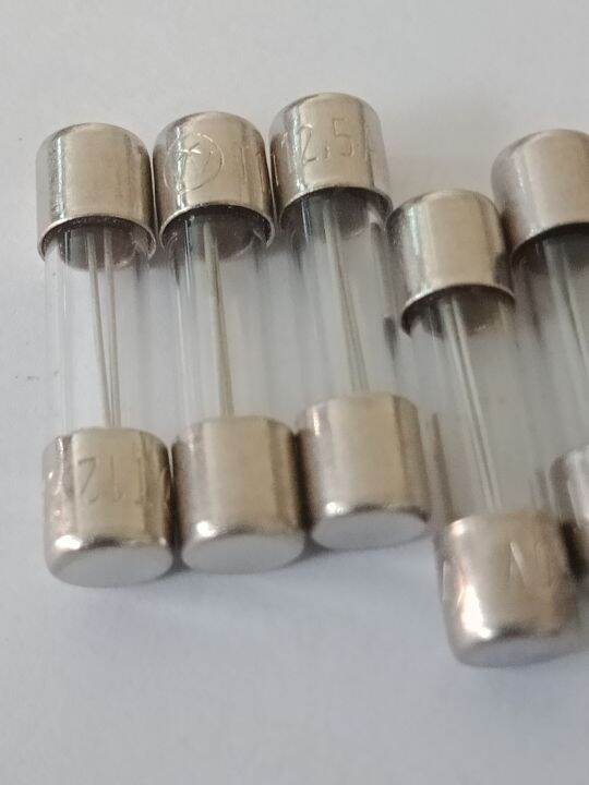 FUSE 12.5A 250V T12.5A ฟิวซ์ 12.5Amp(ไส้ใหญ่แบบขาดช้า)(ขายแพ็ค10ตัว ...
