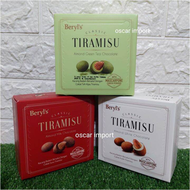 Beryl's Tiramisu Almond Box Chocolate 65g beryls coklat cokelat ...