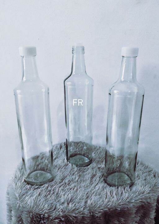 botol kaca 650ml botol polos botol syrup tutup plastik | Lazada Indonesia