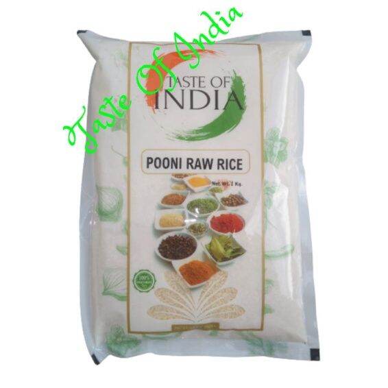 Taste of India Pooni Raw Rice 1kg | Lazada PH