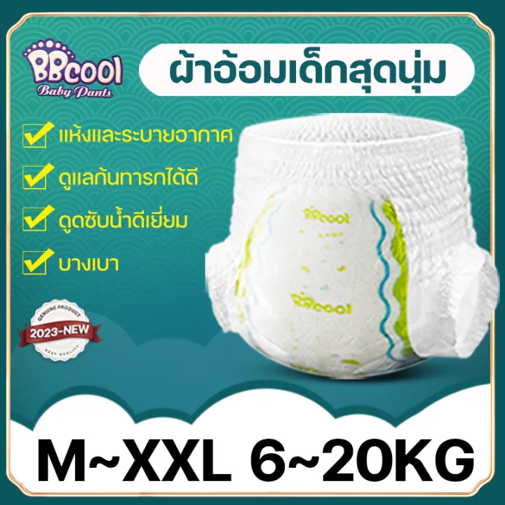 พร้อมส่ง แพมเพิสBBcool ถุงละ50ผืน ผ้านุ่มนวล แพมเพิสสุดบาง ผ้าอ้อม ...