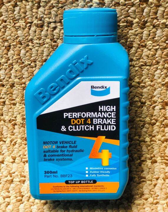 BENDIX HIGH PERFORMANCE DOT 4 BRAKE CLUTCH FLUID 300ML | Lazada PH