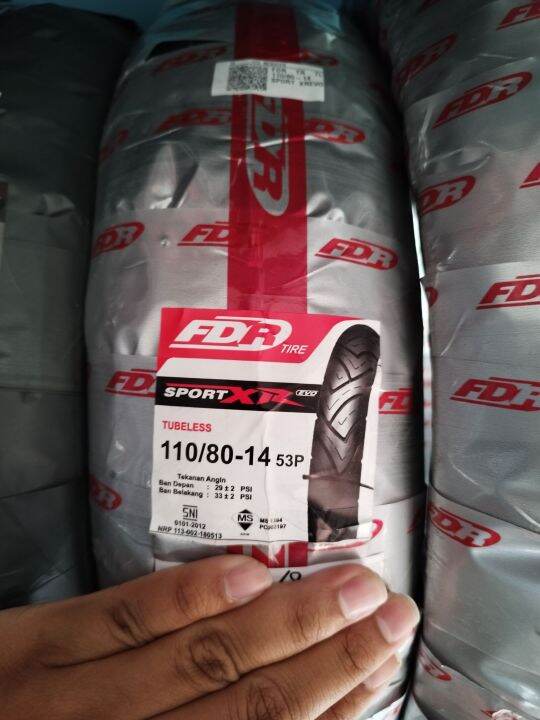 Ban FDR Sport XR Evo 110/80-14 Tubles - Ban Depan Yamaha Aerox/Ban ...