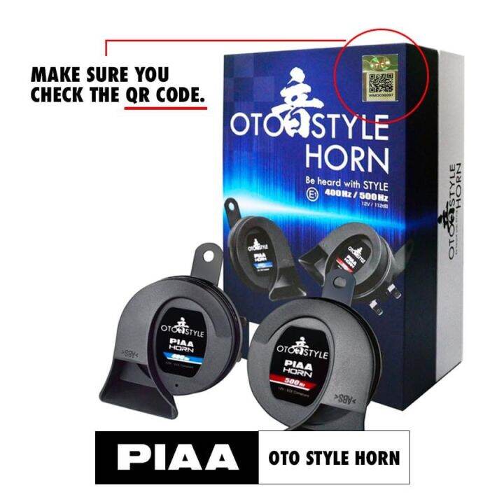 ORIGINAL 💯 piaa oto style horn for motorcycle and car loud 112 db ...