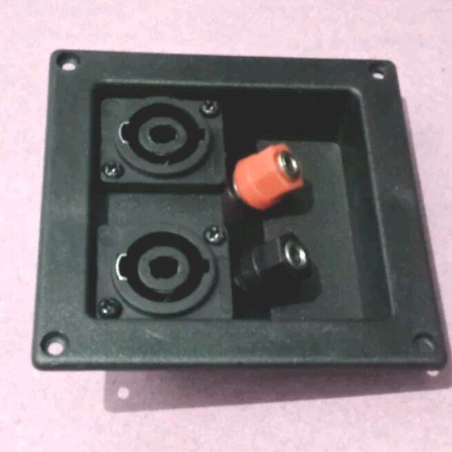 Terminal Speaker Plus Binding Dan Socket Speakon untuk box | Lazada ...