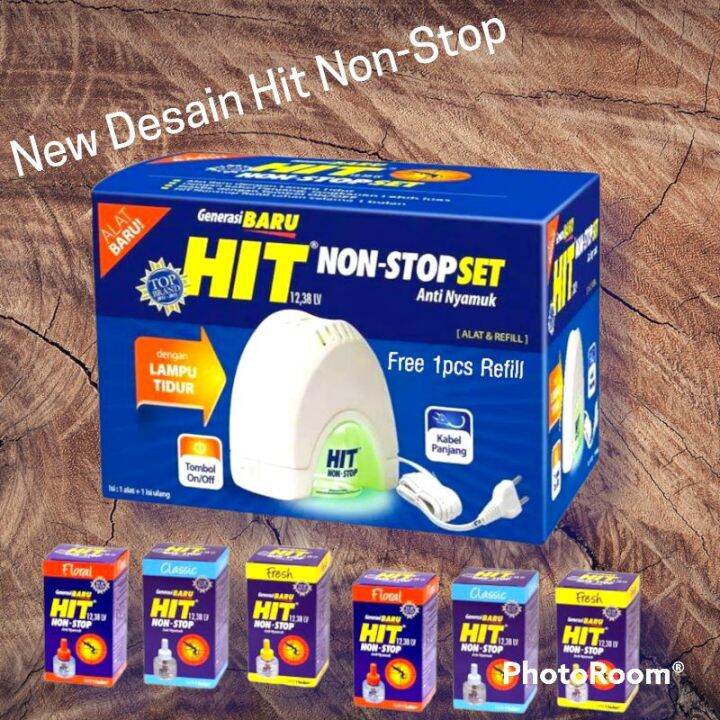 Hit Non Stop Refil 35 ml Isi Ulang Obat Nyamuk Elektrik | Lazada Indonesia