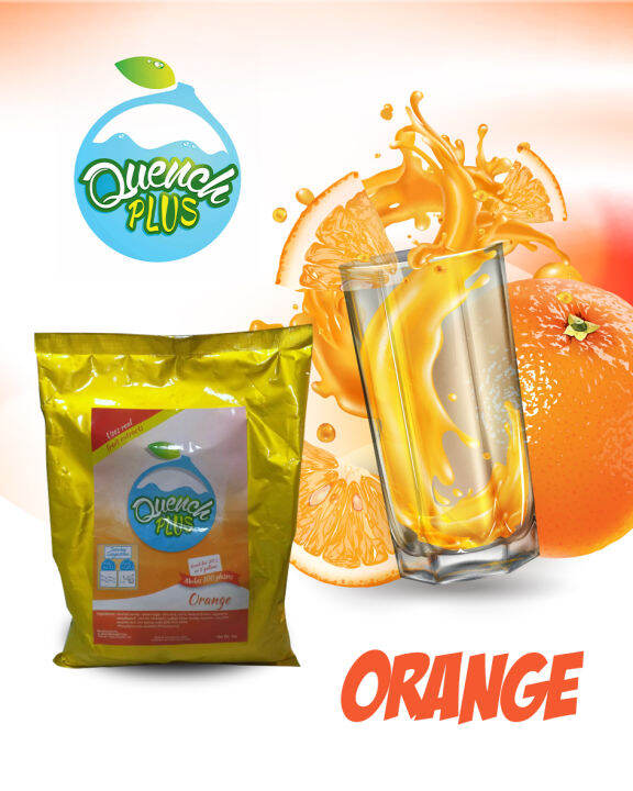 ORANGE POWDER JUICE QUENCH PLUS 1KG | Lazada PH