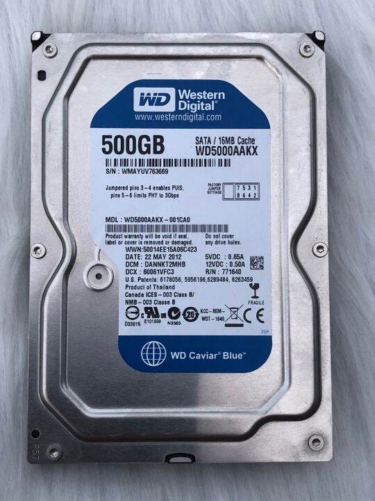 Hard disk WD 500 GB sata/16 มือสองพร้อมใช้งานไม่ badsecter | Lazada.co.th
