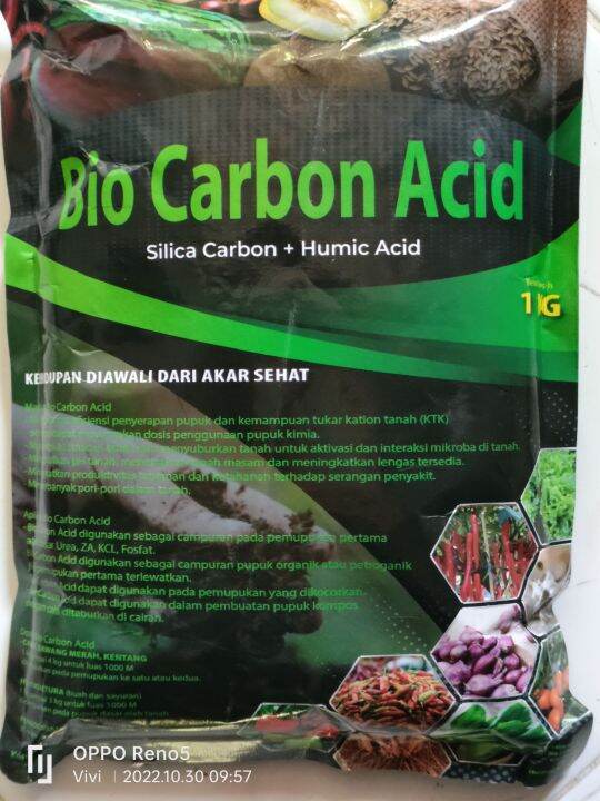 Pupuk Bio Carbon Acid Silica Carbon + Humic Acid 1 Kg | Lazada Indonesia