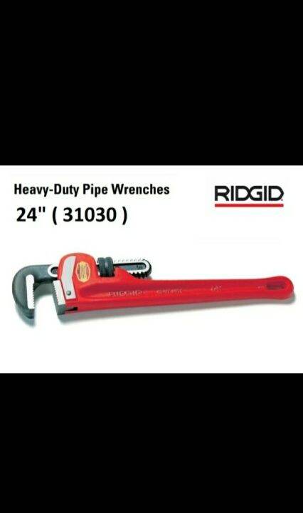 kunci pipa merek ridgid heavy dutty pipe wrench ukuran 24 inchi type ...