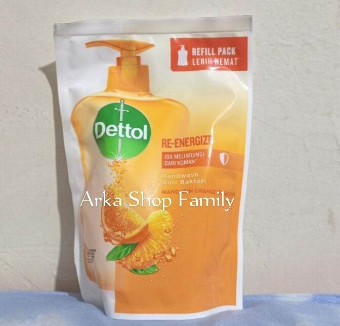 DETTOL HandWash Handsoap Reenergize Jeruk Mandarin Sabun Cuci Tangan ...