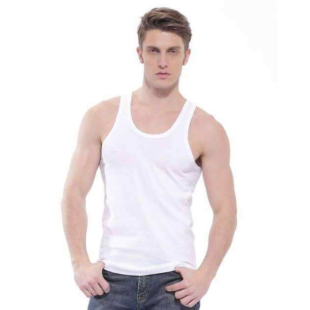 SALE COTTON SANDO WHITE ADULT MEN | Lazada PH