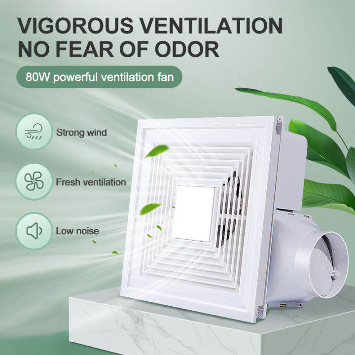 YOWXII🔥 Exhaust fan 12/10/8/6 "inch Ceiling exhaust fan/Wall mounted ...