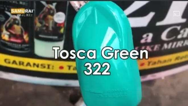 Tosca Green samurai Paint 400ml | Lazada PH