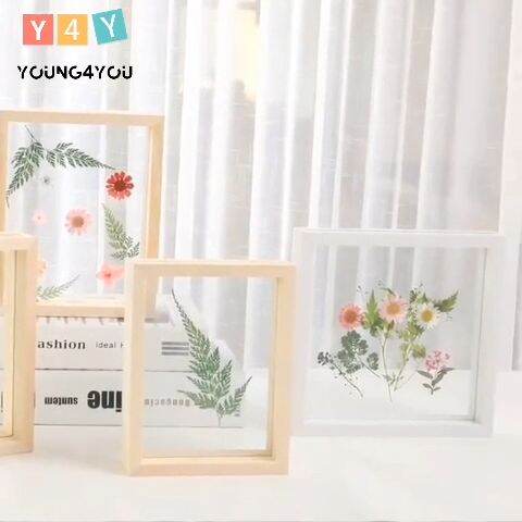 Floating Frames Black Picture Frame Double Sided Glass Display Photos ...