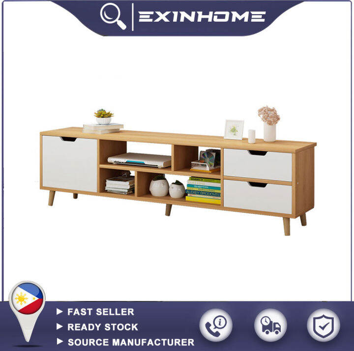 EXINHOME Wooden TV Rack TV Rack Cabinet TV Cabinet Modern TV Stand ...