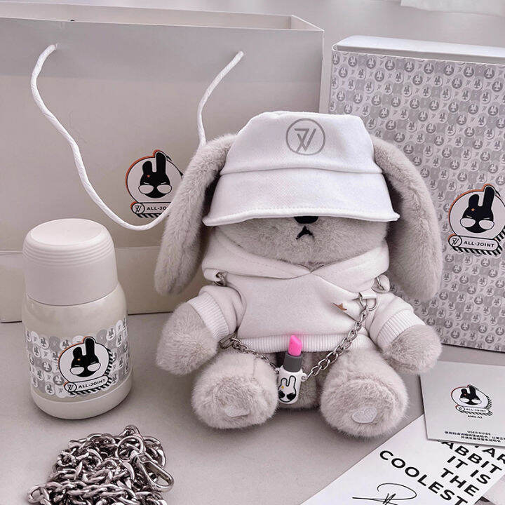 แก้วเก็บความร้อนลายกระต่ายดาวรุ่นเดียวกันกับ sevenchic แก้วน้ำสะพายข้างมีมูลค่าสูงน่ารักสำหรับ ...