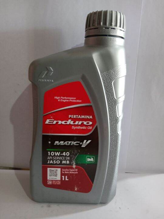 OLI ENDURO MATIC V UKURAN 1 LTR UNTUK MOTOR MATIC | Lazada Indonesia