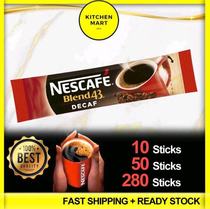 NESCAFE DECAF Pek 1.7g x 50 packets/sachets Senang Bawa Senang Bancur ...