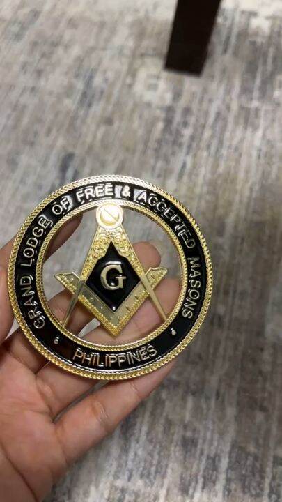 GLP Square & Compass Masonic Emblem Imported | Lazada PH