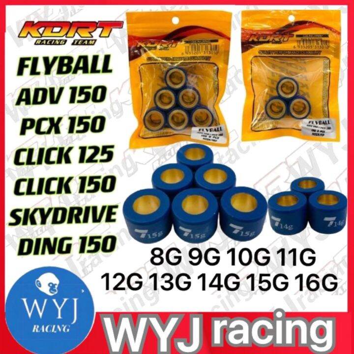 Flyball Roller Set KDRT For ADV 150 PCX 150 CLICK 125 CLICK 150 ...