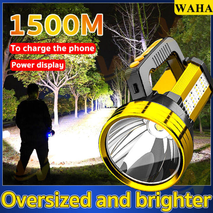 【P70 LED wick+ side lights】large size high power 1500m IPX7 waterproof ...