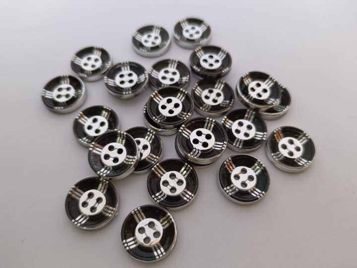 Kancing kemeja wanita lekung motif garis ukuran 1.8 cm 144 kancing baju ...