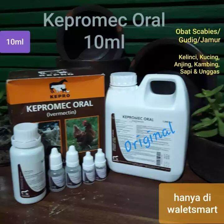 KEPROMEC ORAL Repack 10ml Obat Scabies/Parasit/Gudig/Borok untuk ...