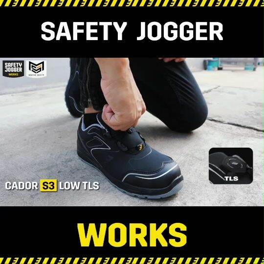 [ พร้อมส่ง ] Safety Jogger รุ่น CADOR S3 LOW TLS รองเท้าเซฟตี้หุ้มส้น ...