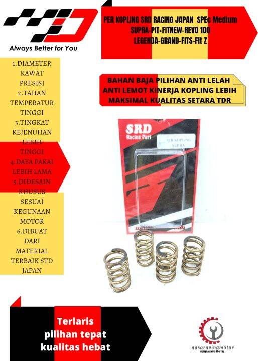 PER KOPLING SUPRA GRAND LEGENDA RACING SRD Racing | Lazada Indonesia